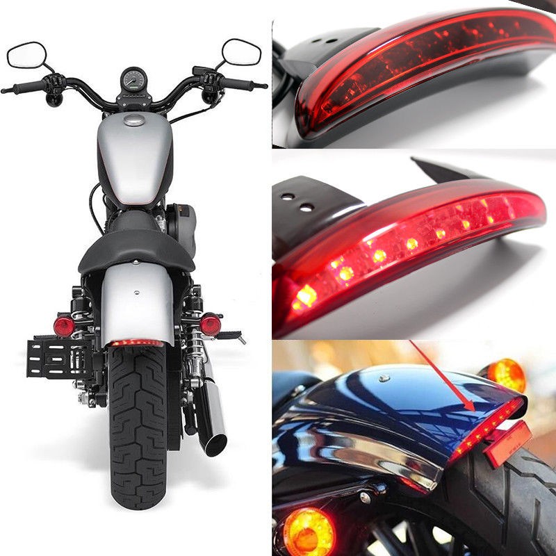 Motorcycle LED Tail Light Fender Brake Light For Harley-Davidson ...