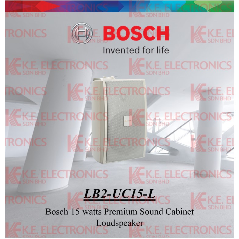 Bosch LB2-UC15-L Premium Wall Mounted Box Speaker ( White ) | Shopee ...
