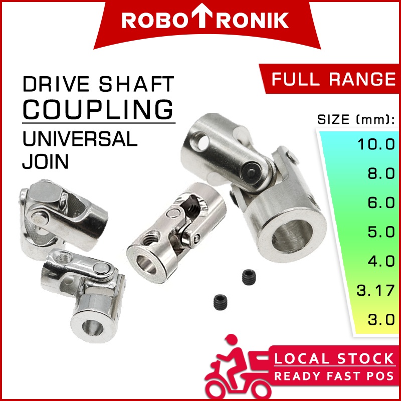 Universal Drive Shaft Coupling Two-Joint for Motor Boat Steering ...