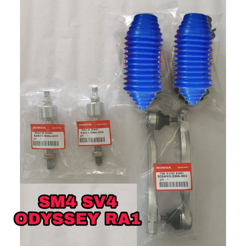 CS Tie Rod End+Rack End+Steering Boot Cover (Honda Oem) for Honda ...