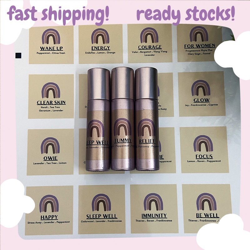 Essential Oil Bottles Label Sticker/ Roller Label Sticker / Young ...