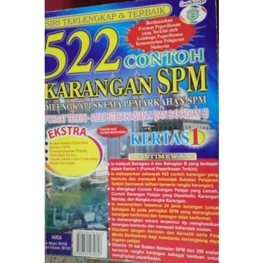 Spm Contoh Karangan Bm Shopee Malaysia