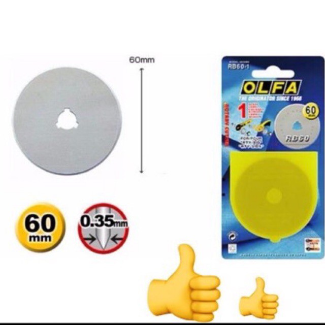 OLFA ROTARY BLADE RB60 -60mm🔥🔥 | Shopee Malaysia