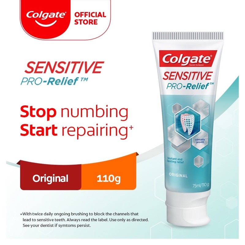 Colgate Sensitive Pro Relief Original Toothpaste 110g | Shopee Malaysia