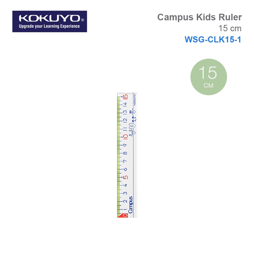 KOKUYO Campus Kids Ruler 15/18cm | Shopee Malaysia