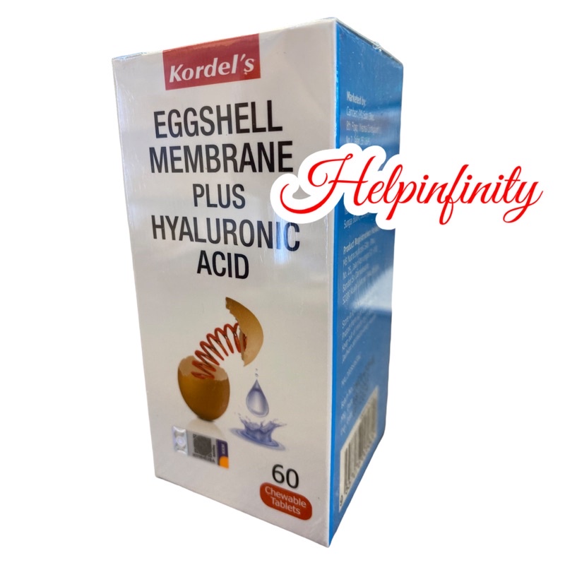 Kordel’s Eggshell Membrane Plus Hyaluronic Acid Chewable Tabs 60s ...