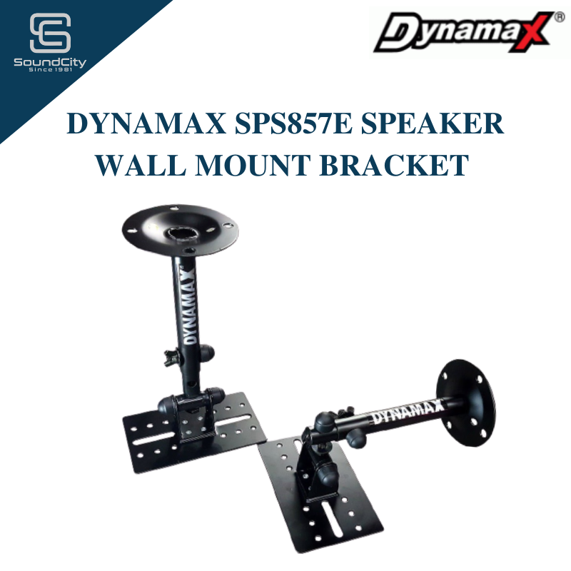 DYNAMAX SPS857E Speaker Wall Mount Bracket Speaker Bracket 1 PAIR ...