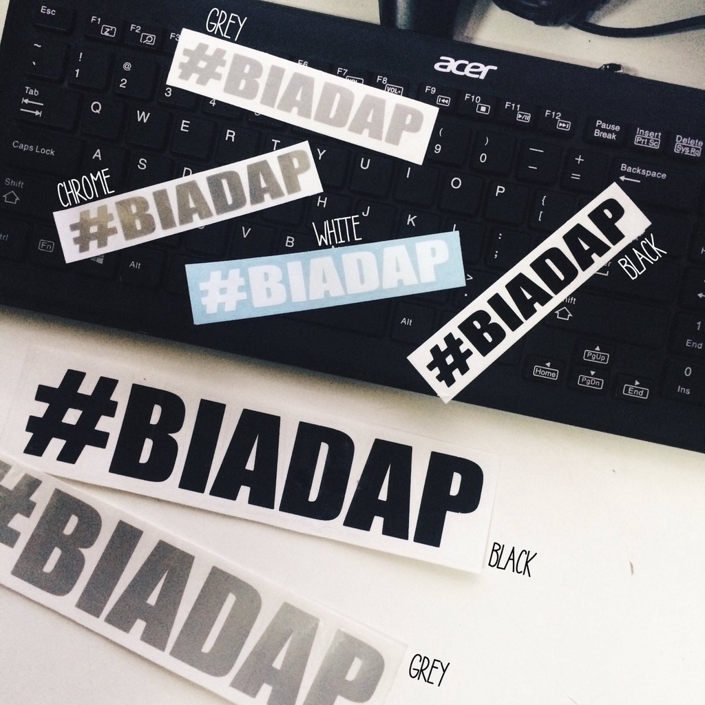#BIADAP CAR STICKER MYVI VIVA AXIA ARUZ ALZA SAGA PERSONA EXORA ALMERA ...