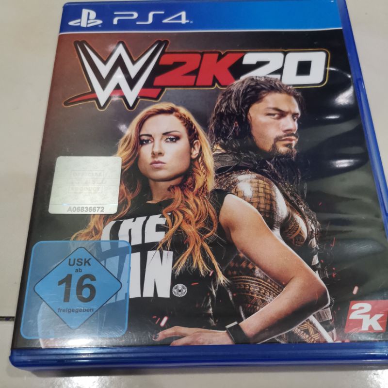 ps4 used game WWE 2K20 (eng) | Shopee Malaysia