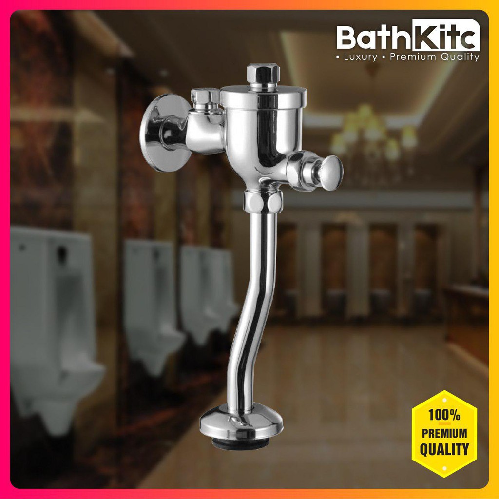 BATHKITC Modern Design Premium Quality 100% Brass Toilet Urinal Flush ...