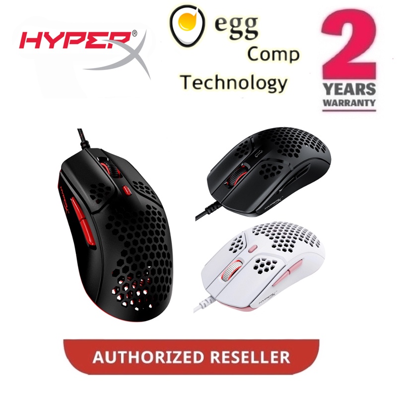 HYPERX PULSEFIRE HASTE GAMING MOUSE ULTRA LIGHT HEX SHELL DESIGN PIXART ...