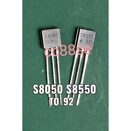 S8050 S8550 8050 8550 TO-92 NPN PNP TRANSISTOR | Shopee Malaysia