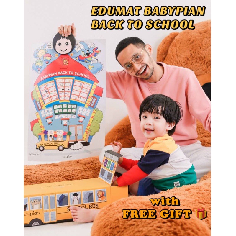 [CLEARANCE STOCK] EDUMAT BABYPIAN BACK TO SCHOOL ( EDUCATIONAL MAT ...