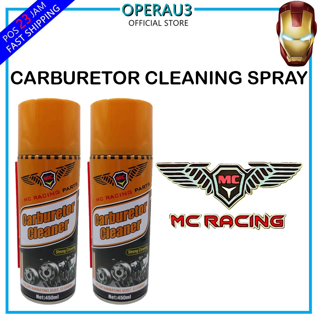 CARBURETOR CLEANER CLEANING SPRAY AGENT 450ML FOR MOTORCYCLE OR CAR USE ...