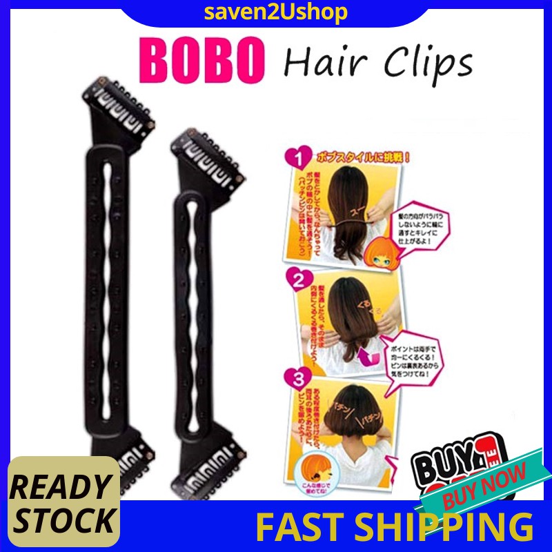 (READY STOCK) Bobo Hair Clips Set ( Buy 1 Get 1 Free) | Shopee Malaysia