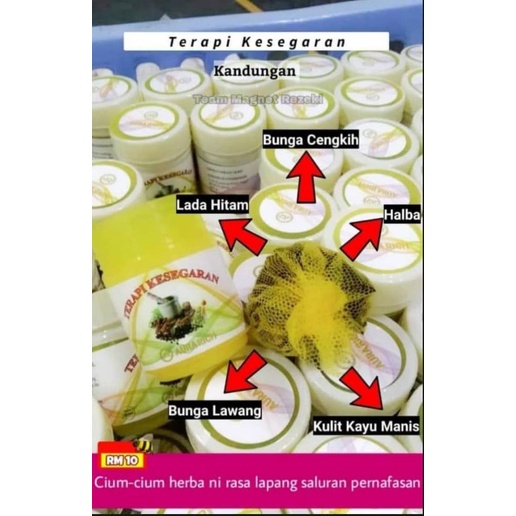 NEW ITEM Aroma Terapi Kesegaran Wangian Herba Tradisional AURARICH 100% ...