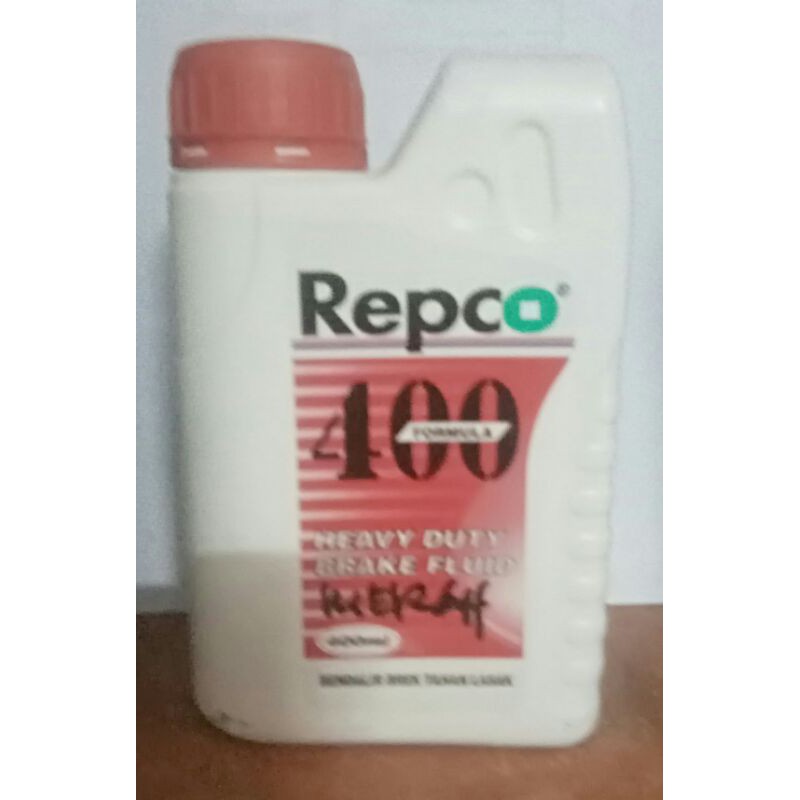 REPCO 400 HEAVY DUTY BRAKE FLUID 400ML ( Red calour oil ) | Shopee Malaysia