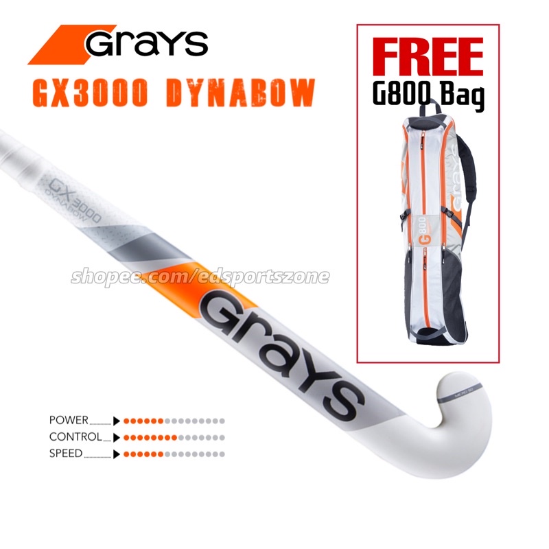 Grays GX3000 Dynabow Composite Hockey Stick - Kayu Hoki Carbon ...