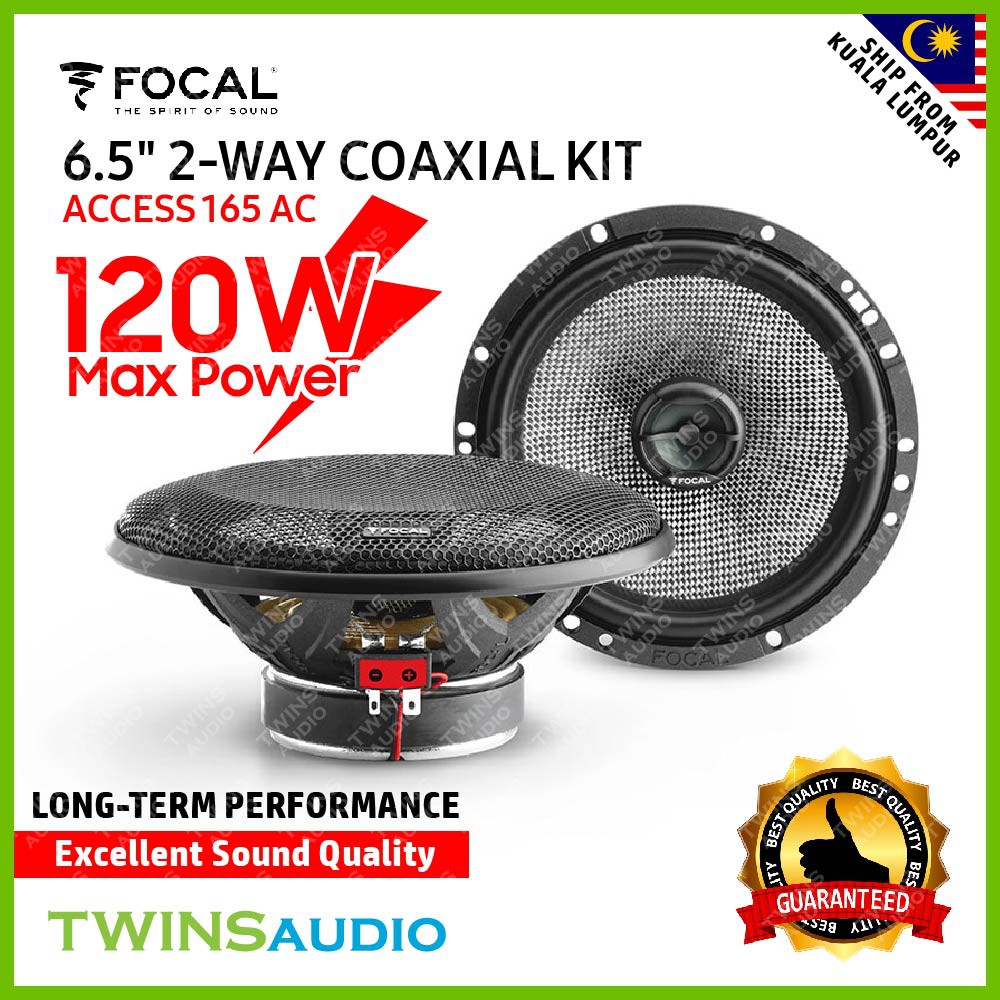 Car Speaker 165 AC ACCESS 6.5" Focal 2-Way Coaxial Speakers | Shopee Malaysia