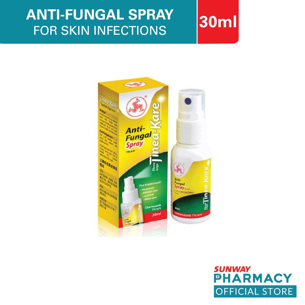3 Legs Tinea Kare Anti Fungal Spray 30ml | Shopee Malaysia