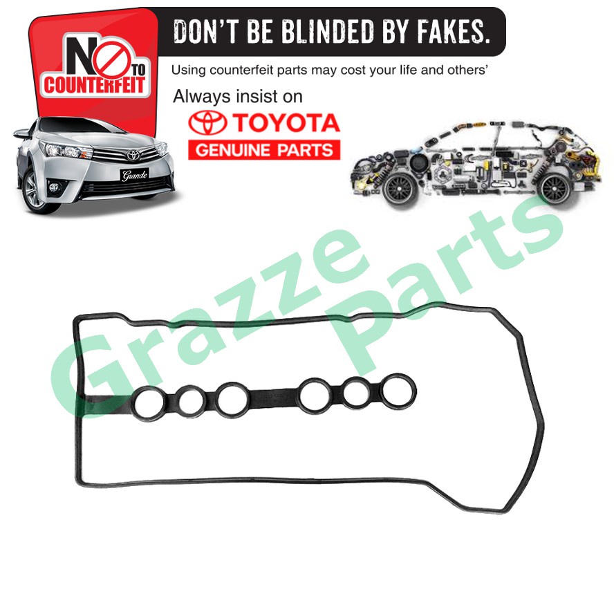 Toyota Original Valve Cover Gasket for 11213-0D020 / 11213-22050 Toyota Altis ZZE121 ZZE122 ...