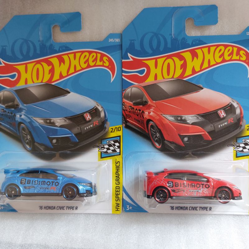 Hot Wheels 2016 Honda Civic Type-r | Shopee Malaysia