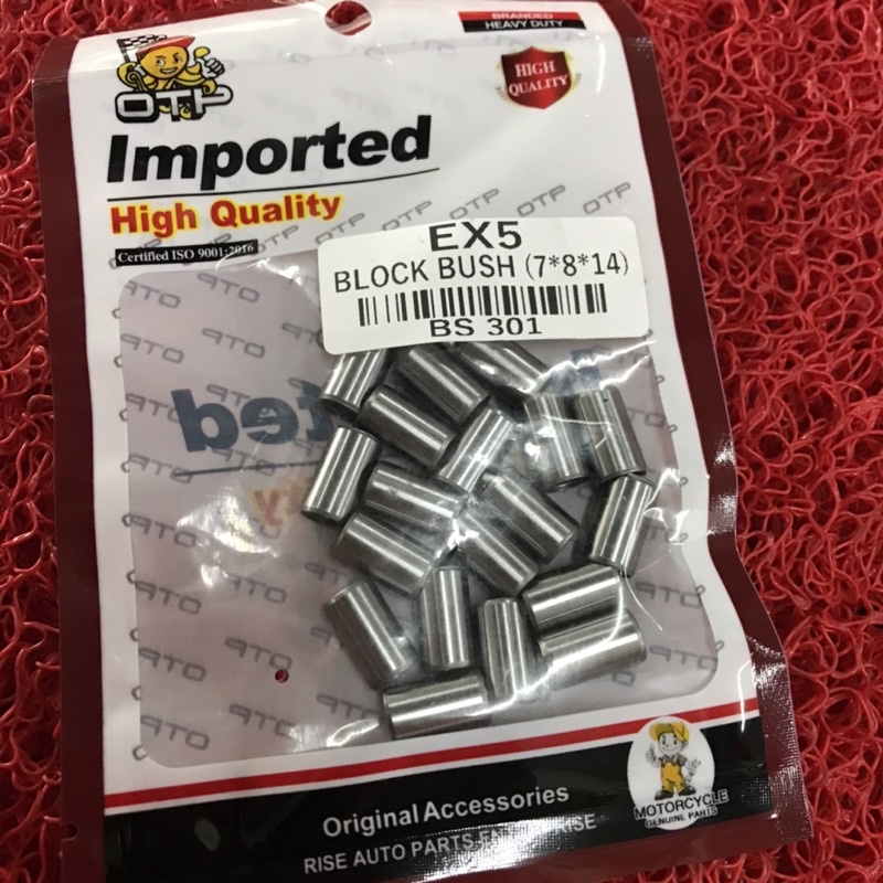 EX5 BLOCK BUSH (7*8*14)/KRISS/LC135 BLOCK BUSH (8*10*14) 1pack 20pcs | Shopee Malaysia