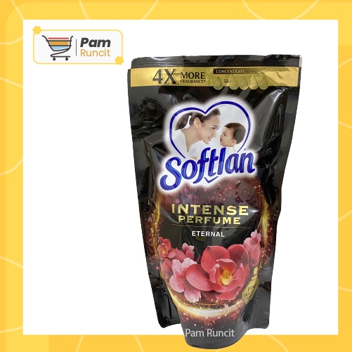Softlan Intense Perfume Concentrated Fabric Softener Refill Concentrate ...
