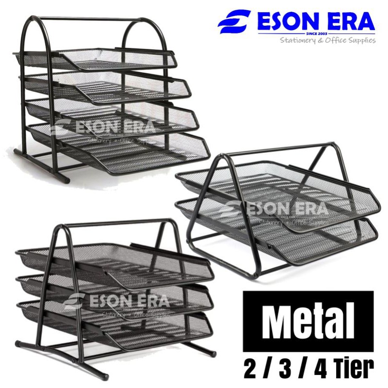 Document Tray Metal 2Tier / 3Tier / 4Tier Letter Tray | Shopee Malaysia