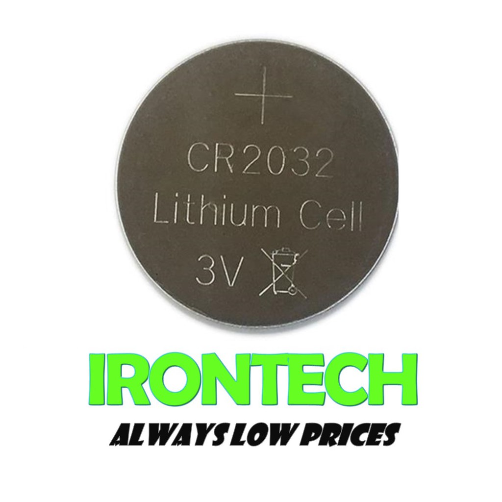 RTC Watch Control CR2032 3V Button Cell Coin Lithium Battery CMOS 2032 ...