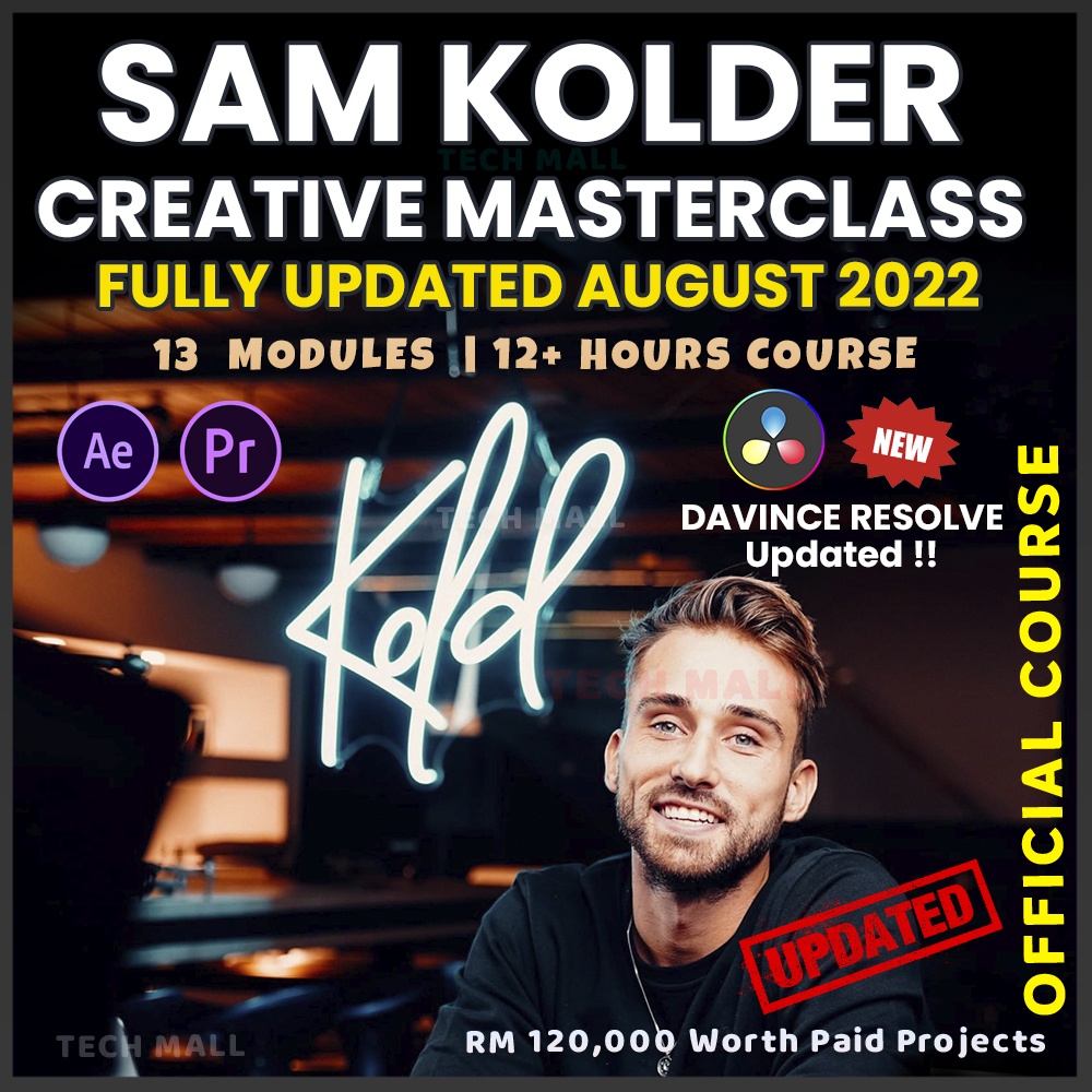 Sam Kolder Creative Masterclass (Updated Davinci Resolve2022) | Shopee Malaysia