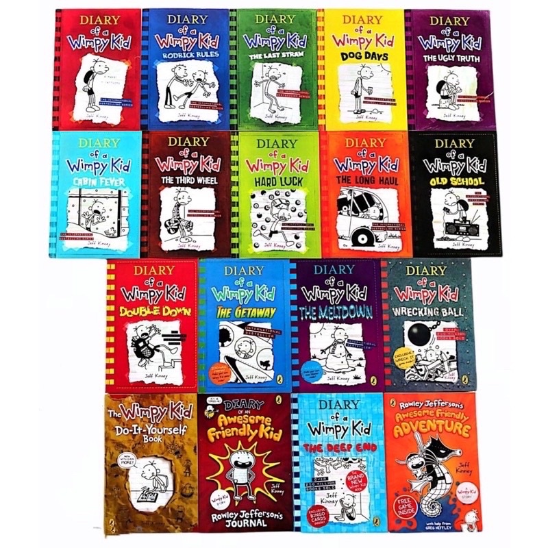 Diary of a Wimpy Kid Collection Book by Jeff Kinney | Shopee Malaysia