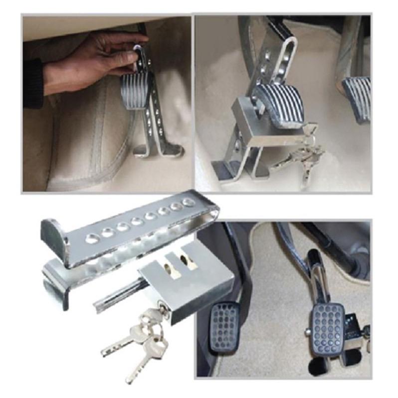 CAR LORRY VAN ANTI-THEFT STEALING PEDAL LOCK BRAKE CLUTCH SECURITY LOCK ...