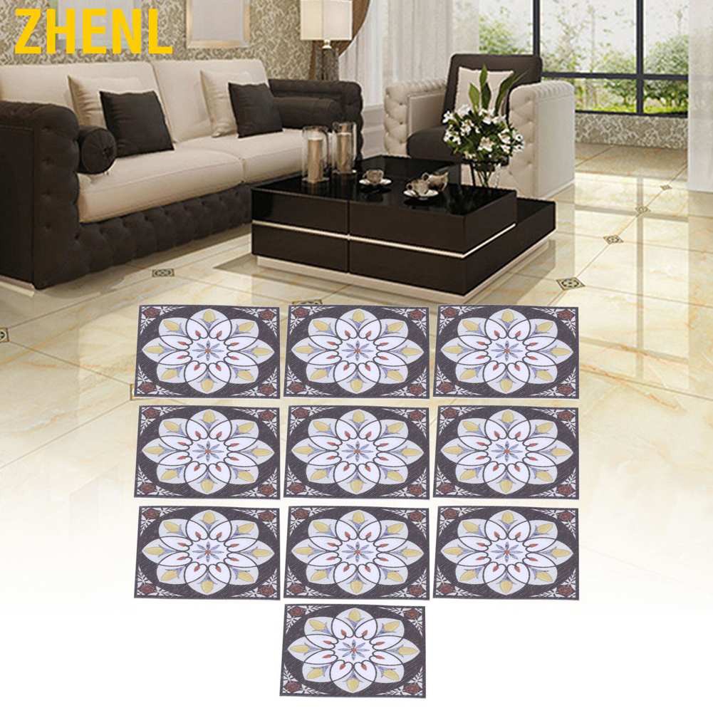 ZhenL 20PCS Self-Adhesive Tile Diagonal Sticker Waterproof Floor Wall ...