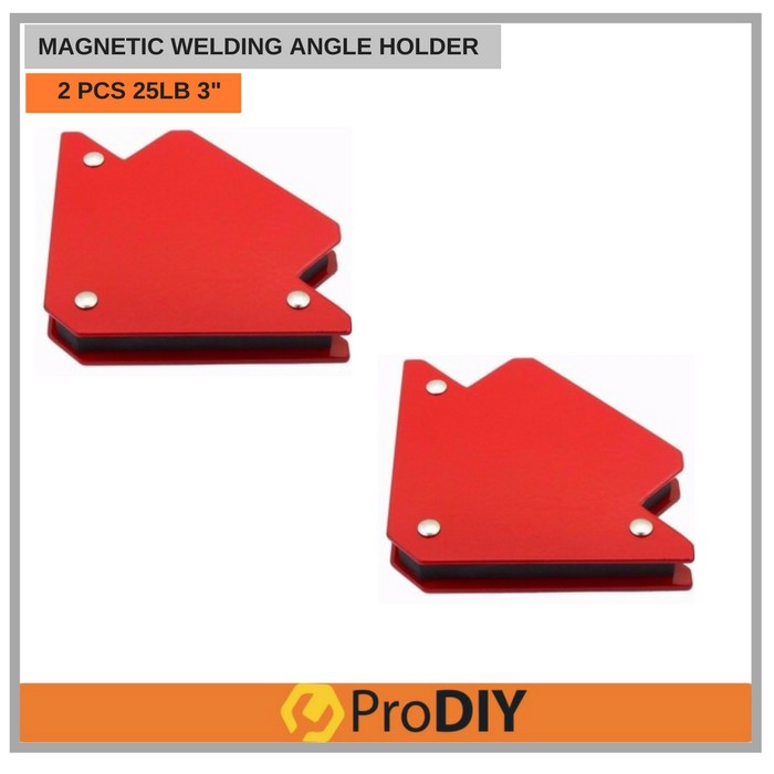 25LB 3" 2Pcs Magnetic Welding Angle Holder Corner Arrow Support ...