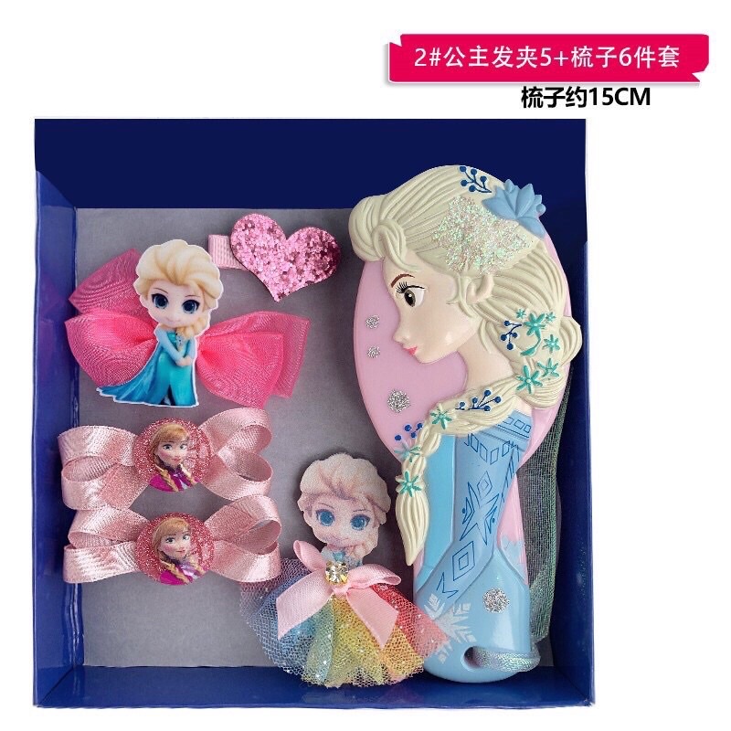 Hot Sales Frozen kids comb and hair pin / elsa comb set (set) with gift ...