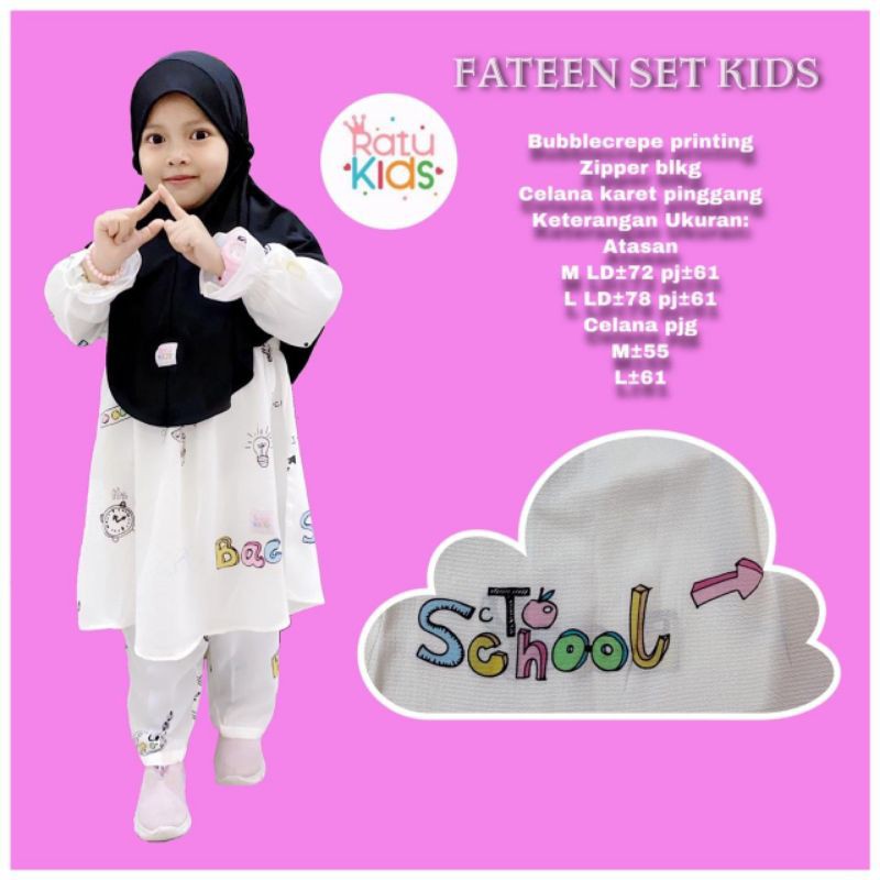 Fateen Set For Kids | Shopee Malaysia