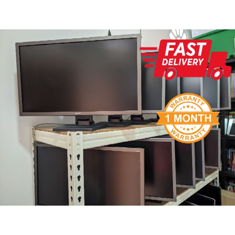HP DELL ACER LENOVO Used Monitor 19/22/23/24 inch FULL HD HDMI IPS ...