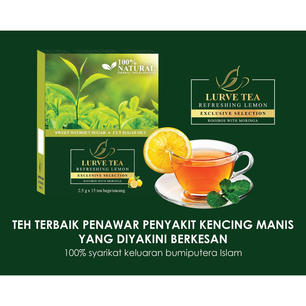LURVE TEA LEMON (TEH NO 1 DLM MALAYSIA UNTUK DIABETES DAN OBESITI ...