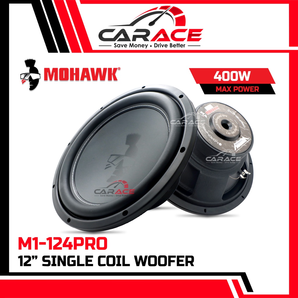 MOHAWK M1-124PRO 12" Single Coil Woofer 12 Inch Woofer 140Watts ...