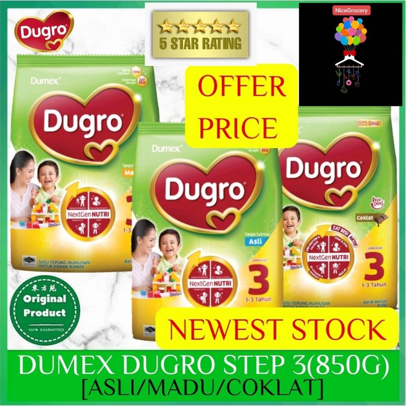 New Stock Dugro Step 3 850g (Asli/Madu/Coklat) | Shopee Malaysia