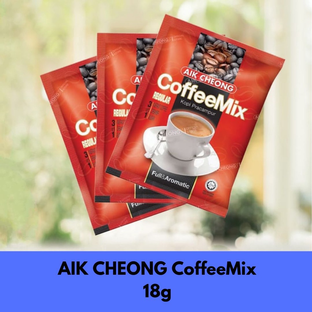 AIK CHEONG Coffee Mix Regular Full & Aromatic 3 in 1 Kopi Pracampur 18g | Shopee Malaysia