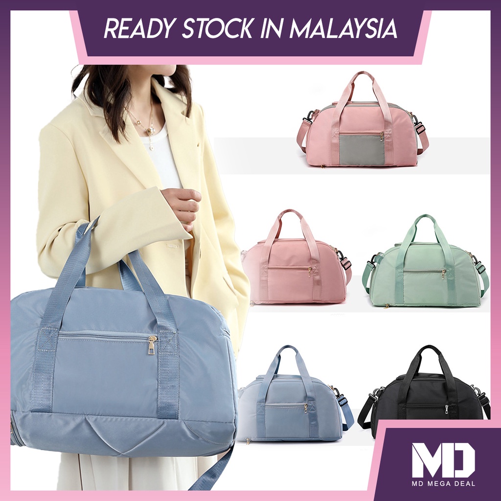 《Mega Deal》Korean Style Women Travel Bag Multi Compartment Beg Balik ...