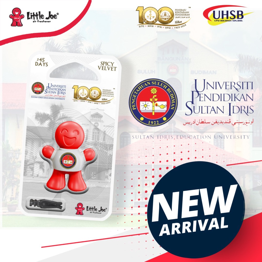 CAR PERFUME LITTLE JOE 100Y EDITION UPSI | Shopee Malaysia