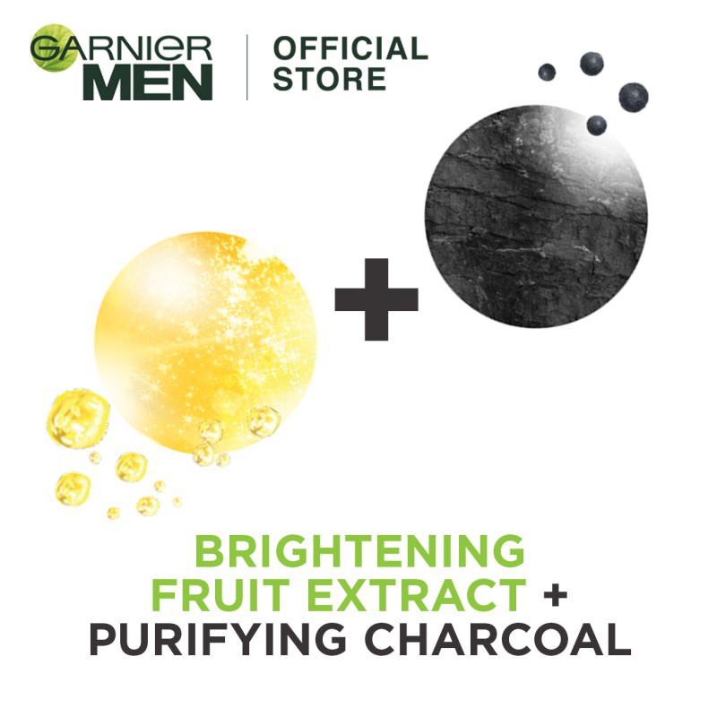 Garnier Men Power White XL Charcoal Sheet Mask (Purifying & Brightening ...