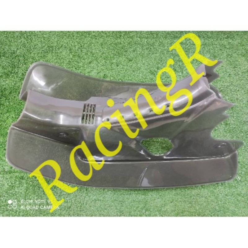 HONDA EX5 LEG SHIELD TINTED BLACK CLEAR LEGSHIELD CENTRE RUBBER GETAH ...