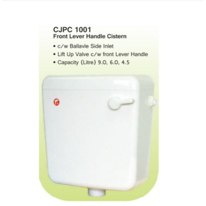 0002 1 Set Fish Brand CISTERN PLASTIC TOILET TANK WHITE / Tanki Air ...