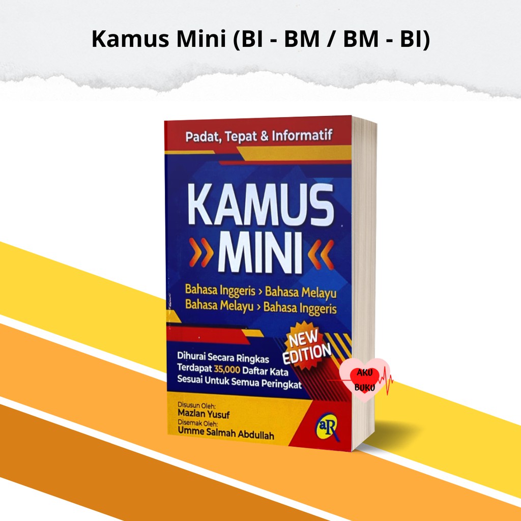Kamus Mini (BI - BM / BM - BI) (Bacaan umum/ dictionary) | Shopee Malaysia