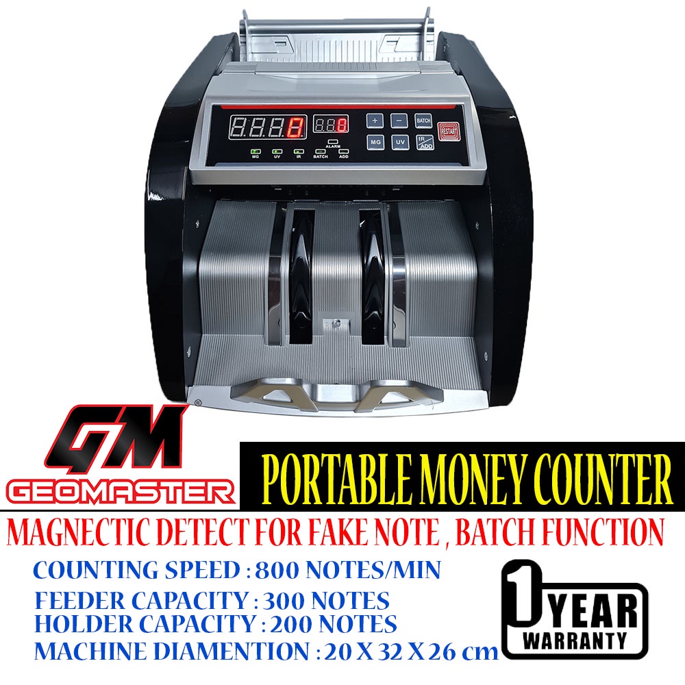 Geomaster Outdoor Money Counter , Note Counter , Portable Money Counter ...
