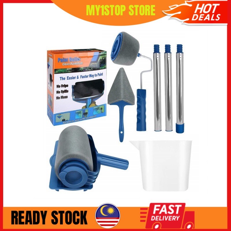Paint Roller Brush Set With Liquid Filling Wall Painting Brush Tools ...